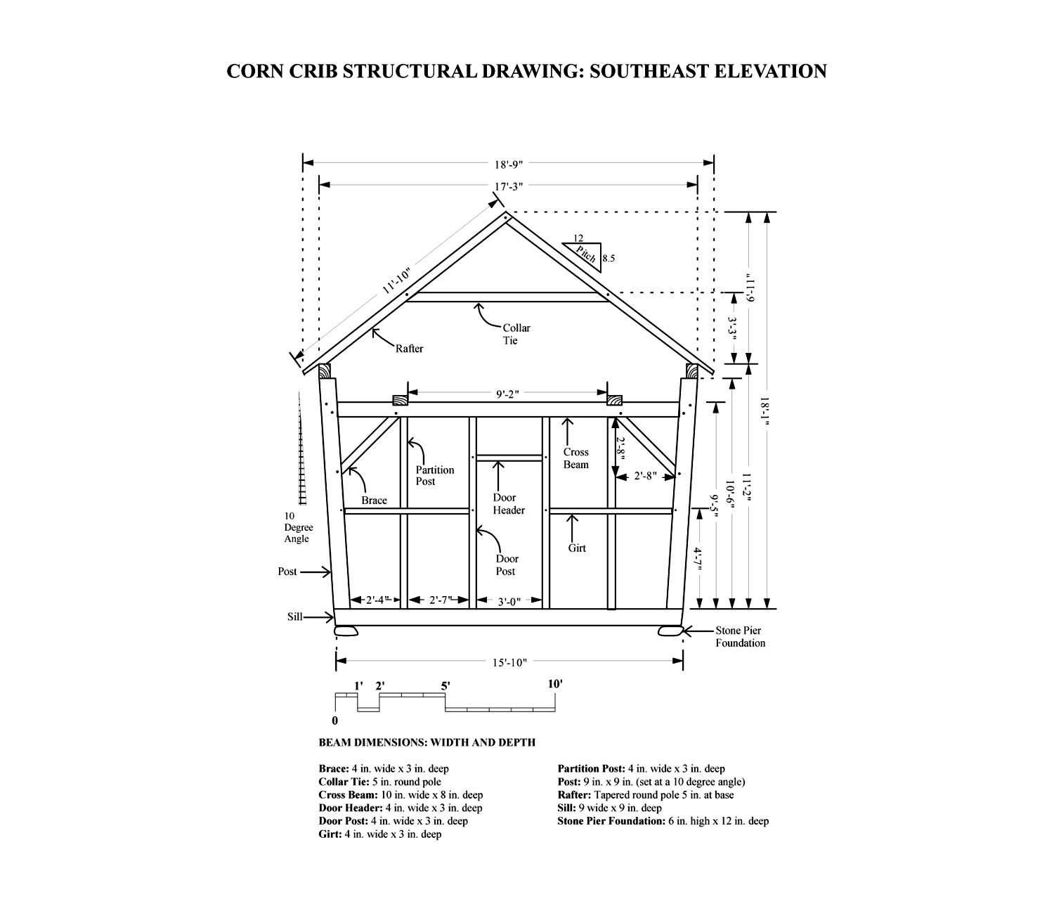 Stellar Example Of 19th Century Timber Frame