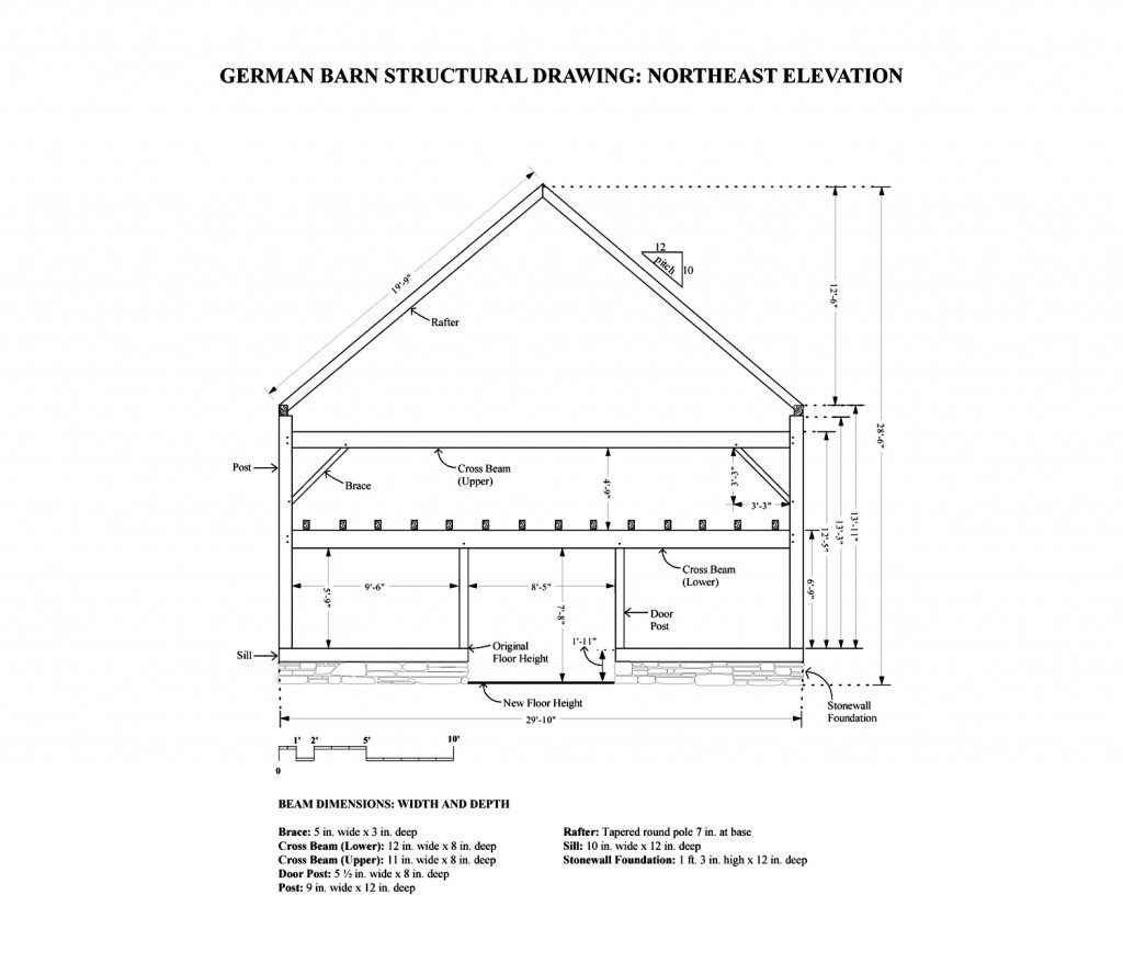 Historic Hay Barn with Red Oak Timber Frame
