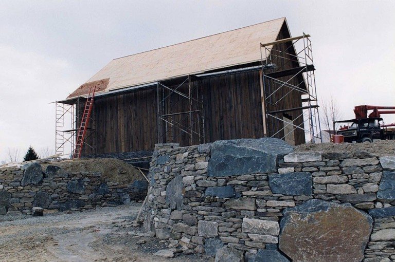 Historic Hay Barn with Red Oak Timber Frame